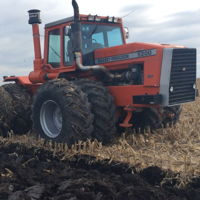 John Deere 8440 aan het sneeuwruimen in Bickleton, WA. DJI Phantom 3 ...